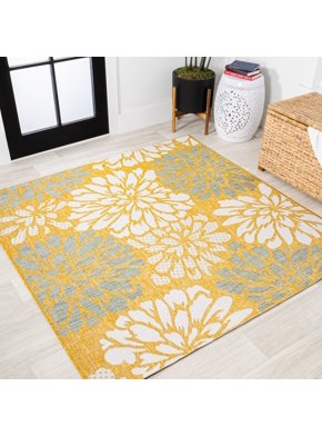 Outdoor Rugs in Patio & Outdoor Decor | Yellow - Walmart.com