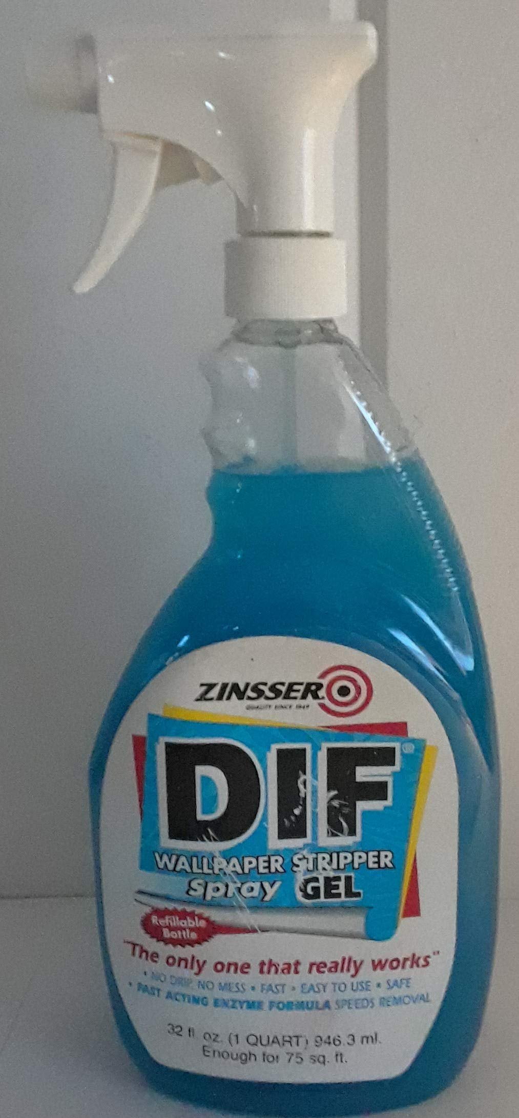 Zinsser 02468 Dif Ready To Use Wallpaper Remover Gel Spray, 32 Oz ...