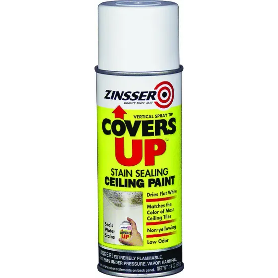 Zinsser 03688 Covers Up Stain Killer Primer Interior Ceiling Paint ...