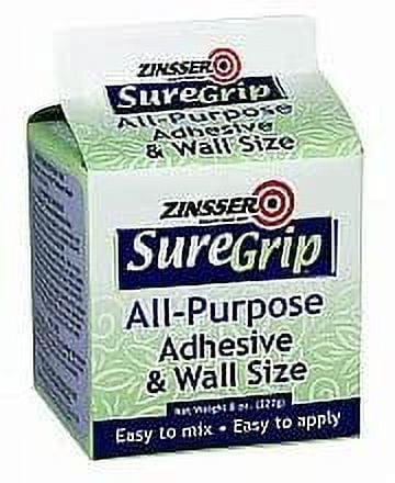 Zinsser 62008 8 oz. Suregrip All Purpose Powder Adhesive & Wall Size ...