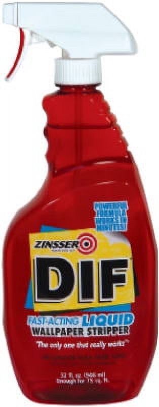 Zinsser DIF Fast Acting Ready-To-Use Liquid Wallpaper Stripper, 32 Oz ...