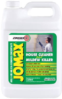 Zinsser Jomax Mold & Mildew Remover, Exterior House Cleaner, 1-Gallon ...