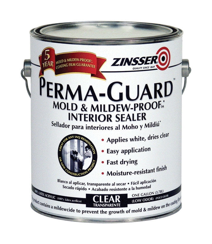 Zinsser Perma-Guard 1 Gallon Interior Primer Sealer, Flat Clear Water ...