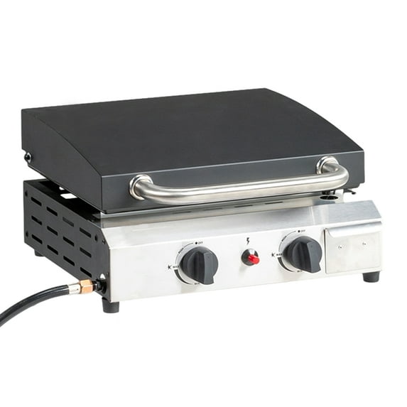 UBesGoo Propane Griddle Table Top Grill 2 Burner Camping Griddle ...