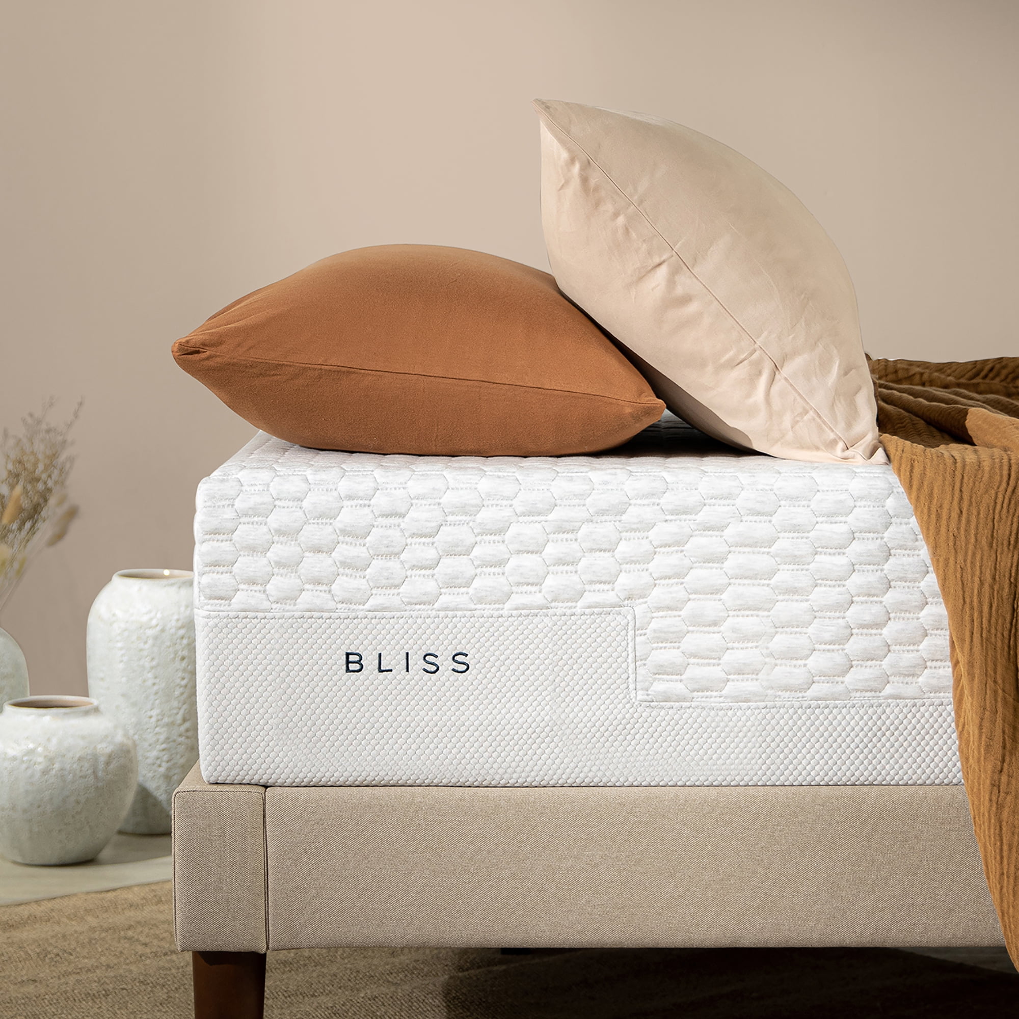 Zinus 12" Bliss Memory Foam Mattress, Made of US Foam and Global ...