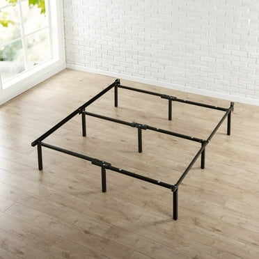 Zinus 7" Compack Metal Bed Frame, Black, Queen - Walmart.com