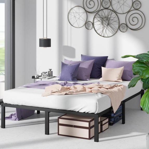 Zinus 14 Inch Classic Queen Platform Bed Frame, Heavy Duty with Steel ...