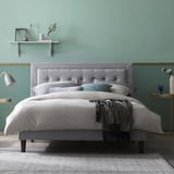 Zinus Dachelle Upholstered Platform Bed Frame, Queen - Walmart.com