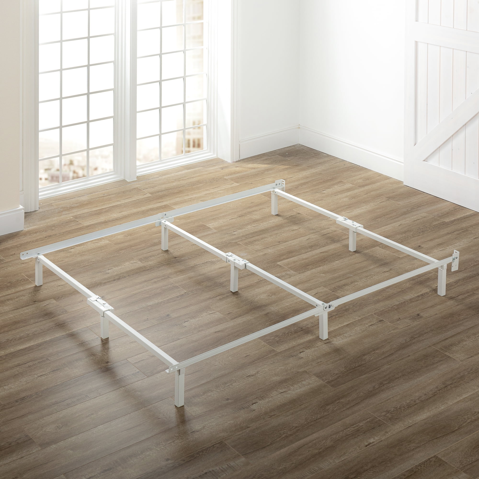 Free Shipping! Zinus King 7 Inch Compack Metal Bed Frame White with ...