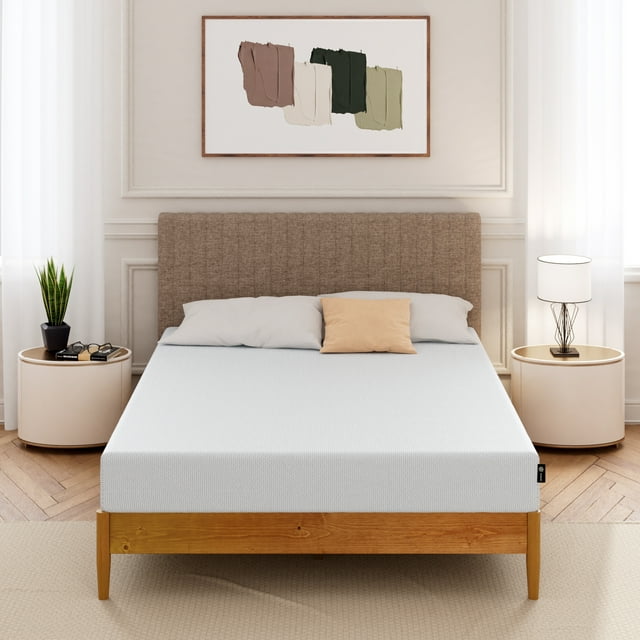 "Zinus Twin 8"" Green Tea Cooling Gel Memory Foam Mattress, Pressure ...