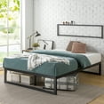 "Zinus Abel 14"" Easy Assemble Metal Platform Bed Frame with Steel Slat ...