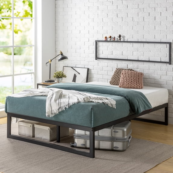 "Zinus Abel 14"" Easy Assemble Metal Platform Bed Frame with Steel Slat ...