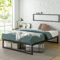 Free Shipping! Zinus Abel 14" Metal Bed Frame with Steel Slat Support ...
