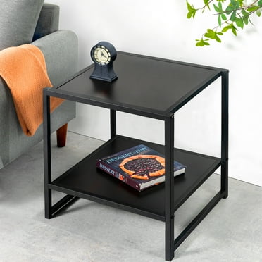Mainstays Farmhouse Square Side Table, Black - Walmart.com