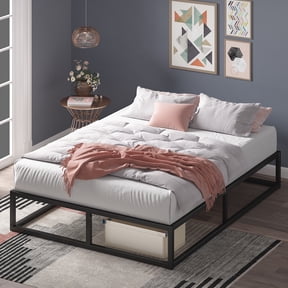 Affordable Low-Profile Bed Frames for Home Bedroom in Various Sizes
