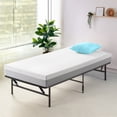 Zinus Mattress & Bed Frame Bundle: 8" Cooling Airflow Hybrid Mattress ...