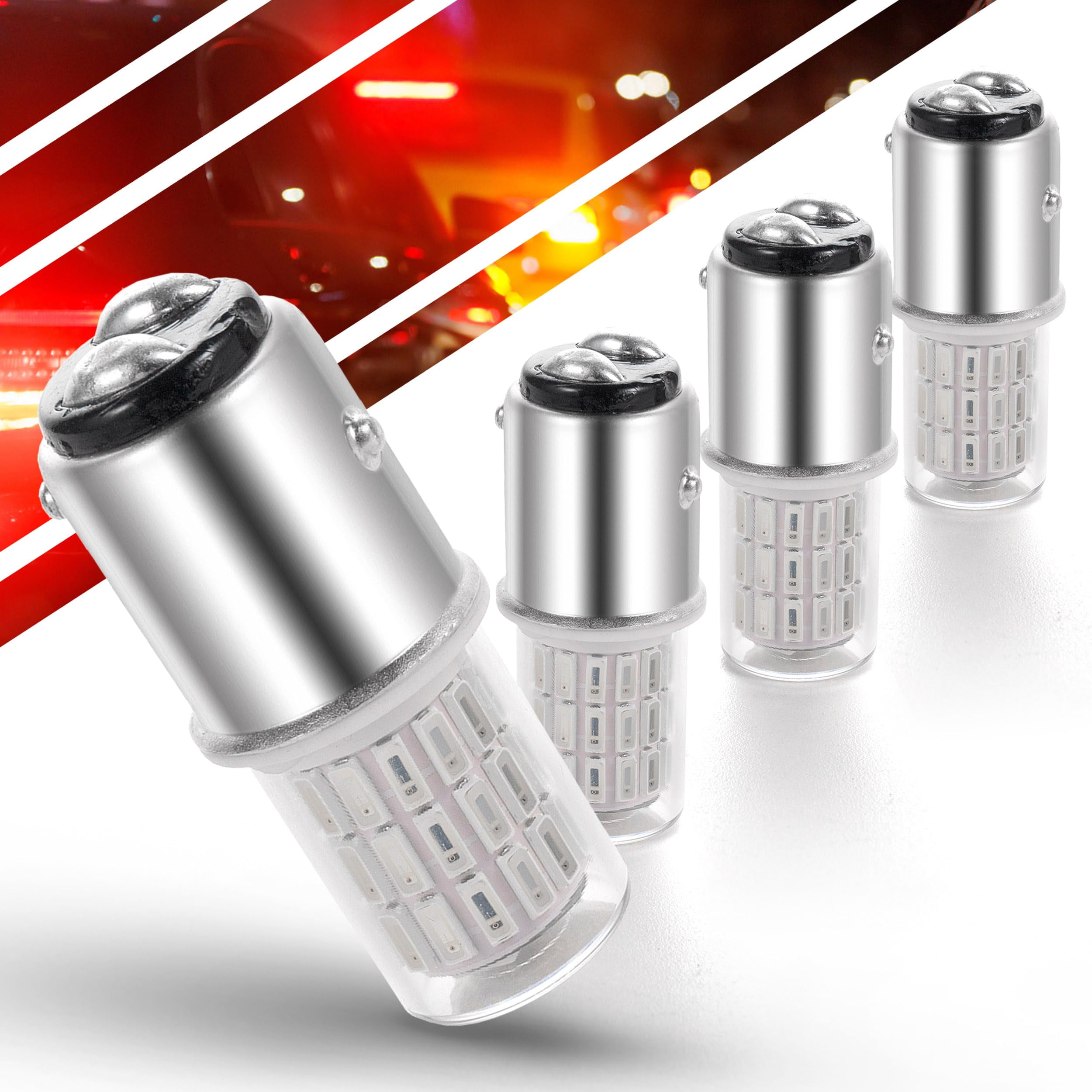 Ziomitus 12 Volt Flashing KEF16 Strobe Blinking Brake Lights 1157 2057 ...