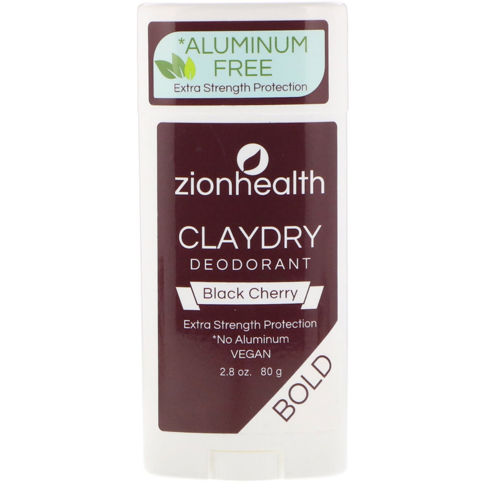 Zion Health 206173 2.5 oz Clay Dry Deodorant, Black Cherry - Walmart ...