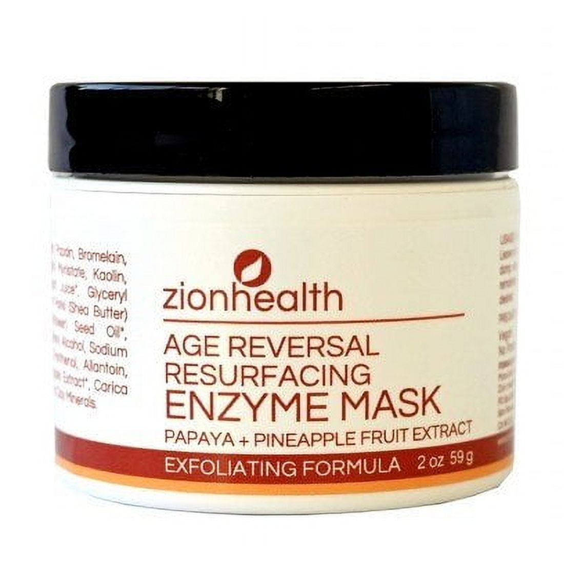Zion Health Age Reversal Resurfacing Enzyme Mask 2 oz Liquid - Walmart.com