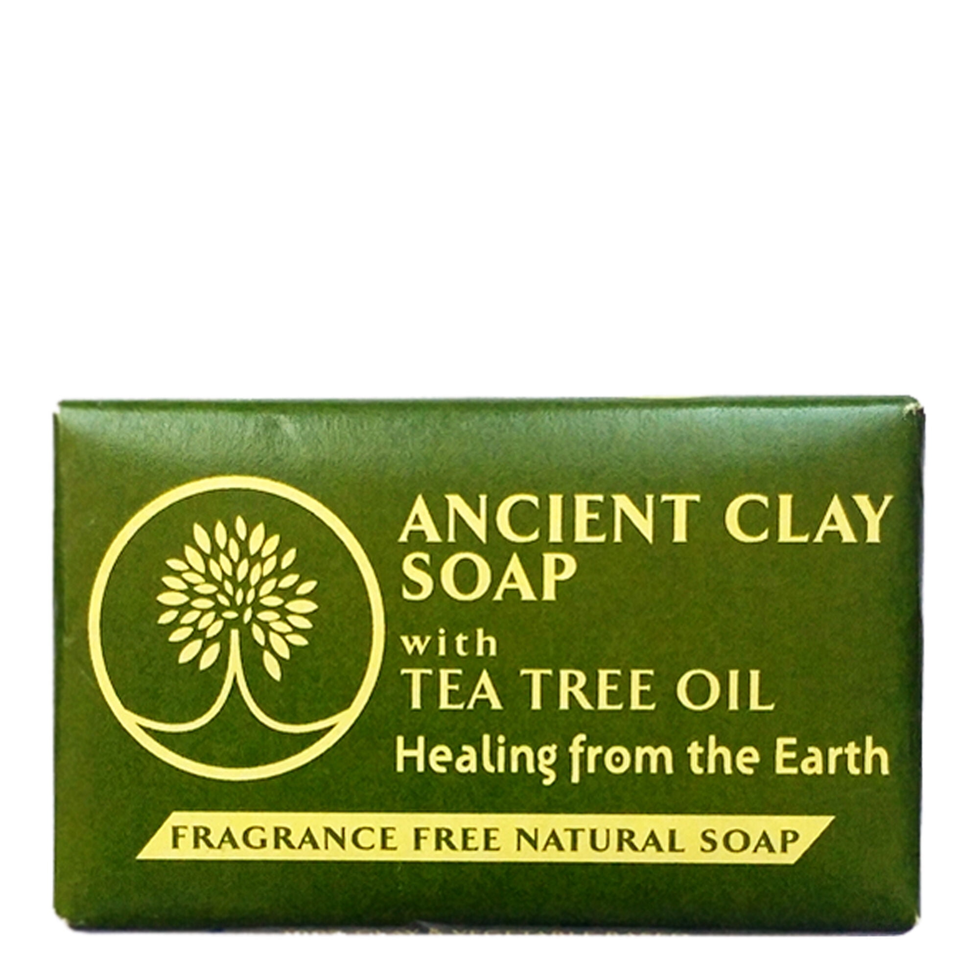 Zion Health Ancient Clay Fragrance Free Natural Soap with Tea Tree Oil ...