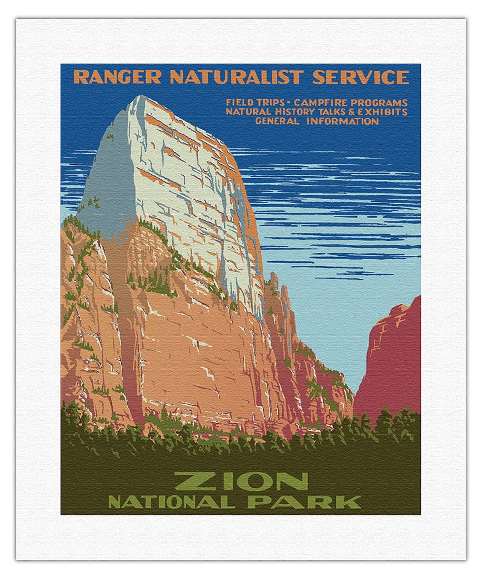 Zion National Park - Great White Throne Mountain - Ranger Naturalist ...