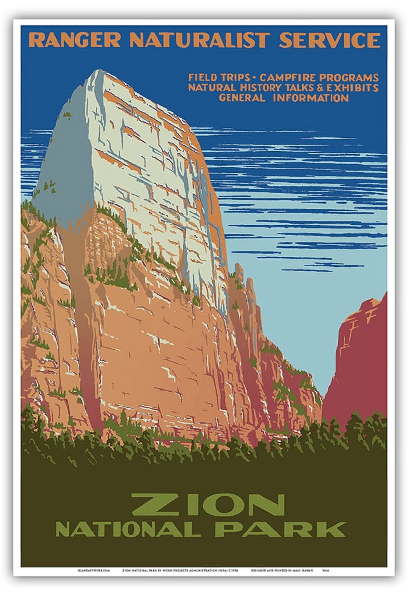 Zion National Park - Great White Throne Mountain - Ranger Naturalist ...