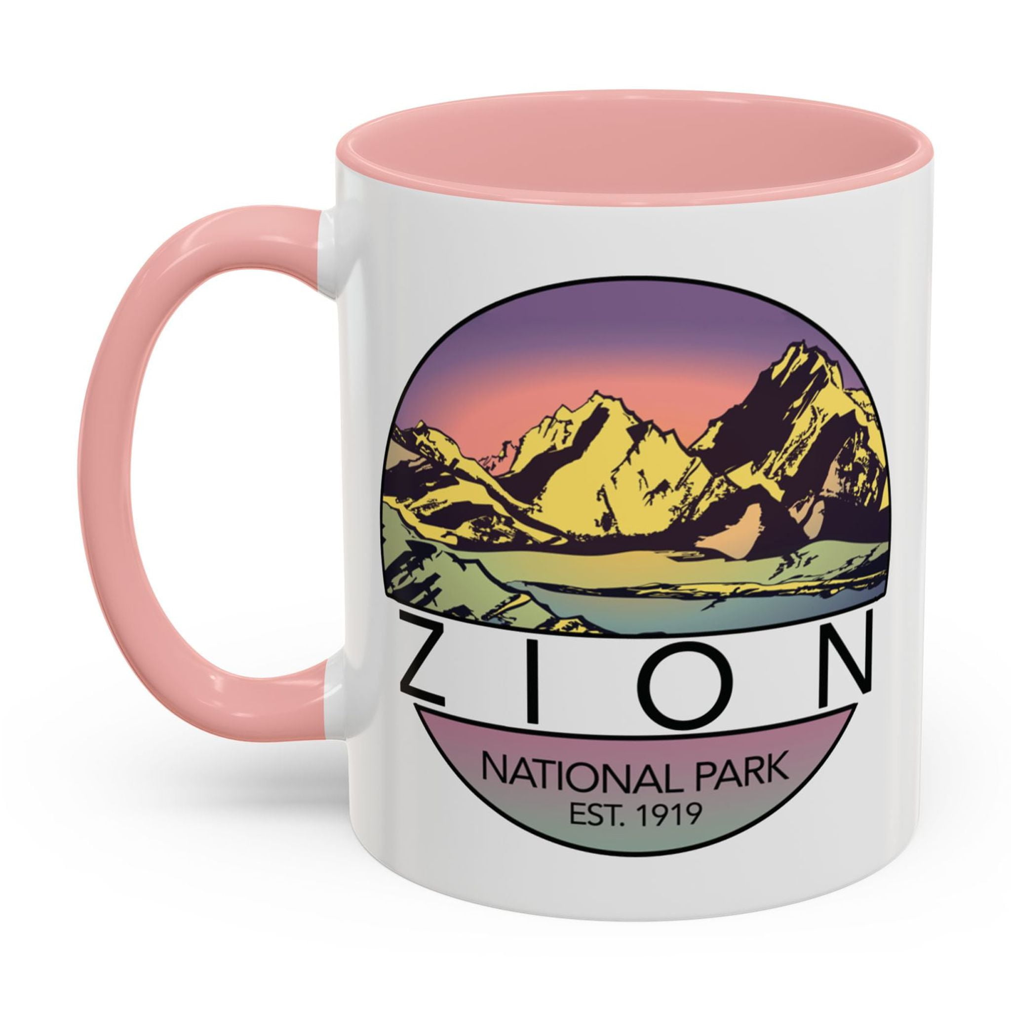 Zion National Park Scenic Mug - Ceramic Mug with Iconic Mountain Design ...