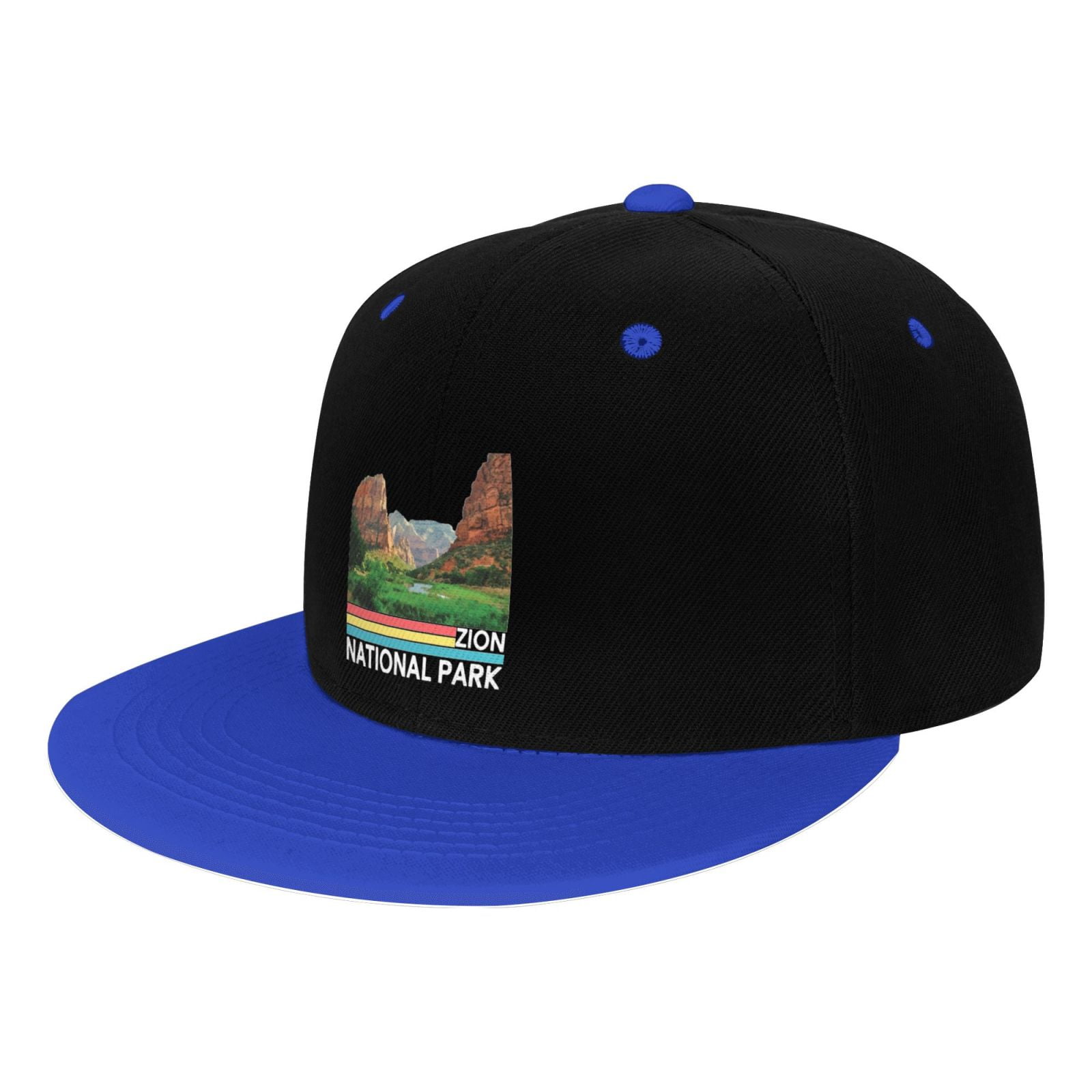 Zion National Park Snapback Hats for Men Mens Hip Hop Style Flat Visor ...