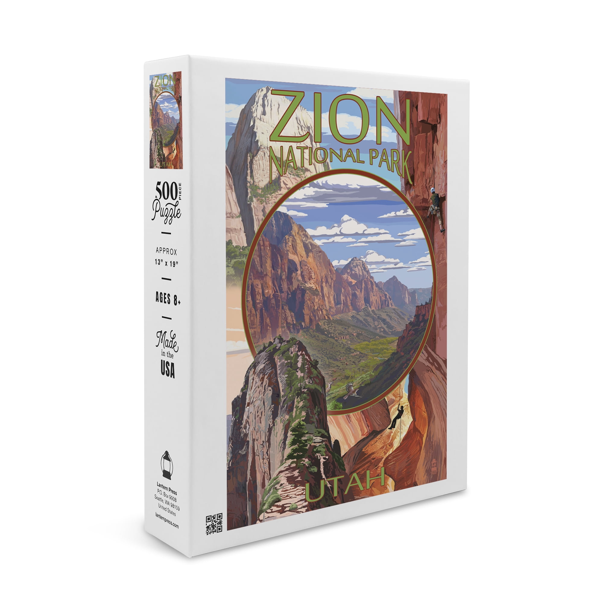Zion National Park, Utah, Montage Views (19x27 inches, Premium 500 ...