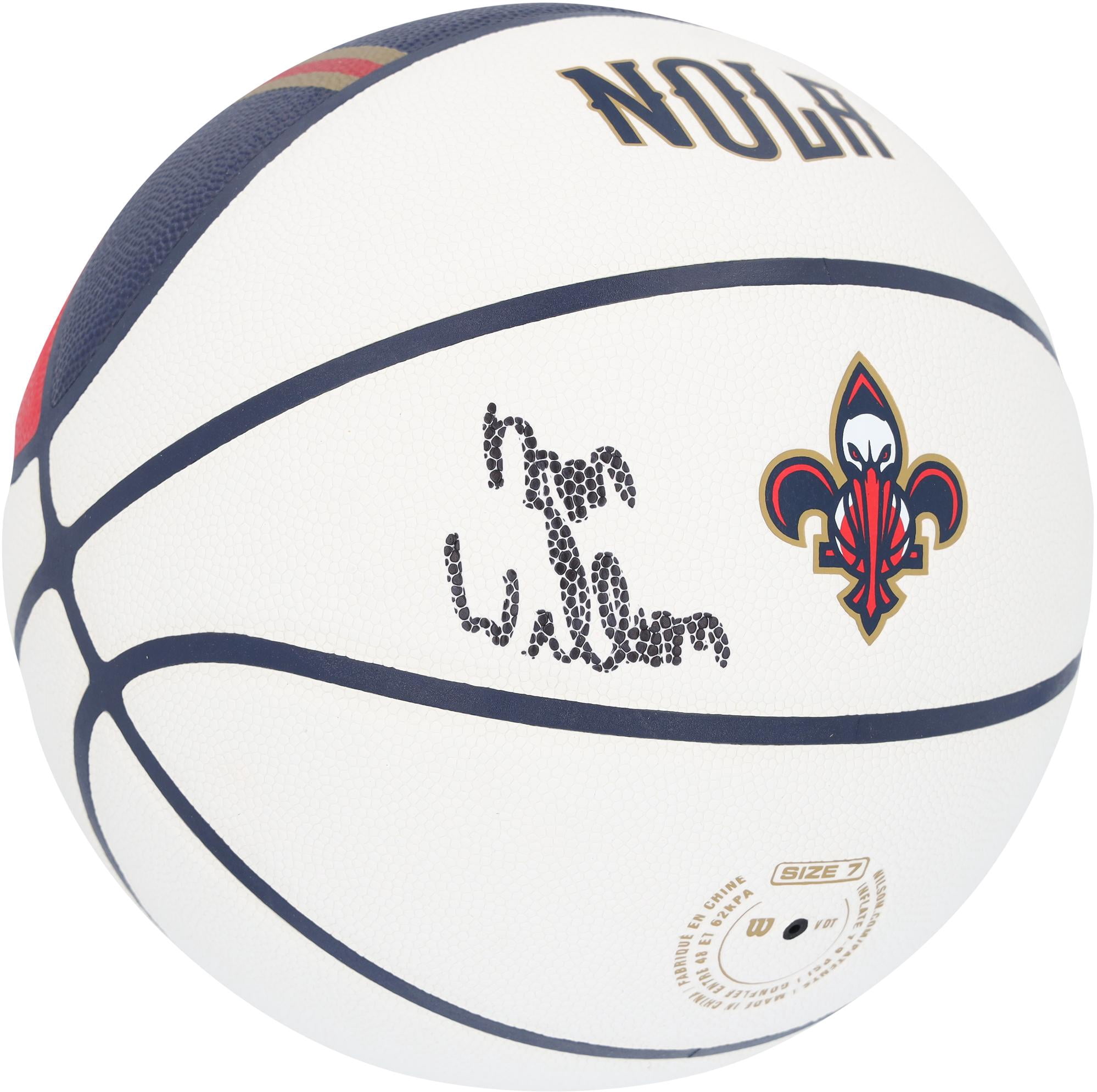 Zion Williamson New Orleans Pelicans Autographed Wilson City Edition ...
