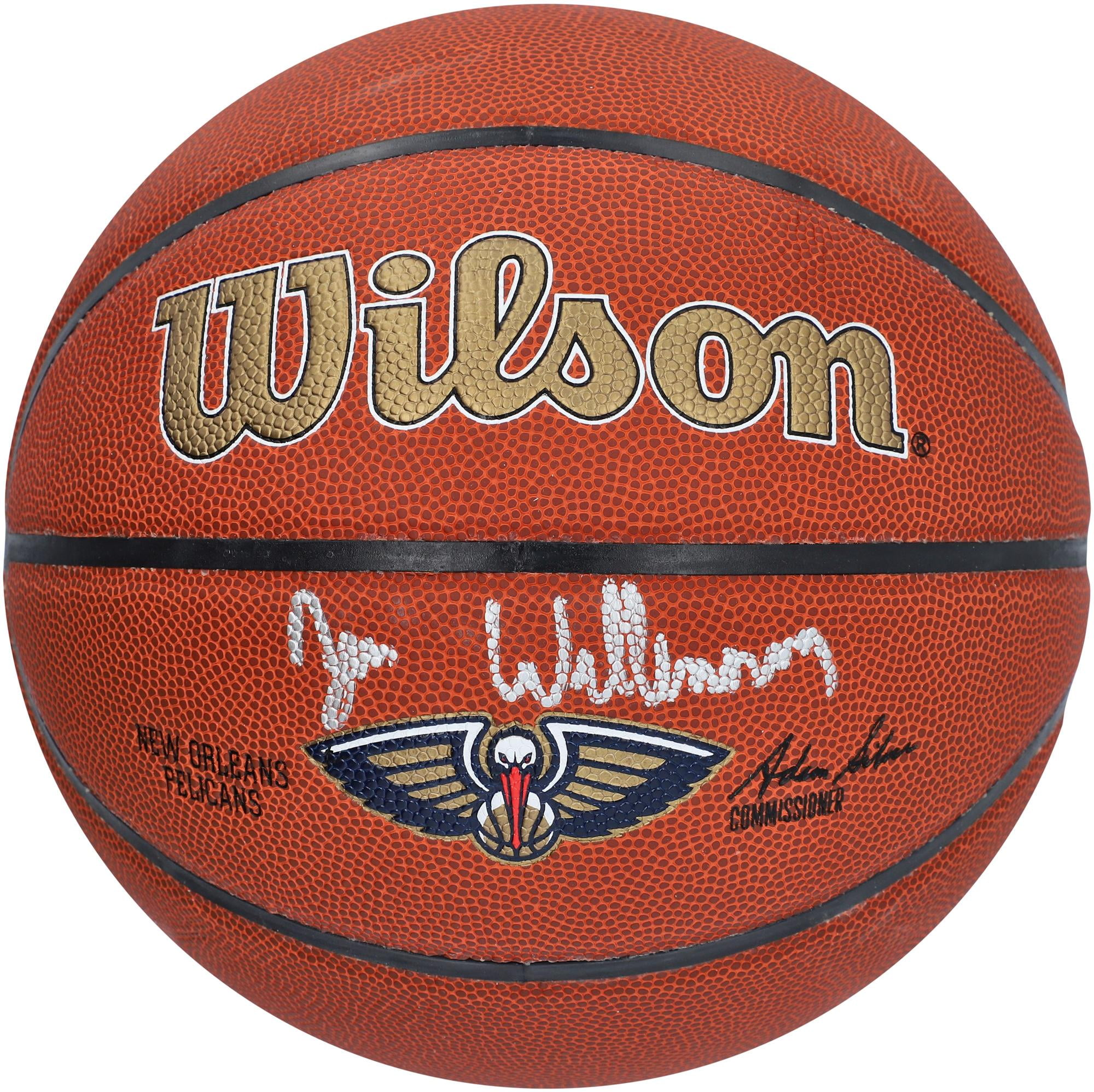 Zion Williamson New Orleans Pelicans Autographed Wilson Team Logo ...