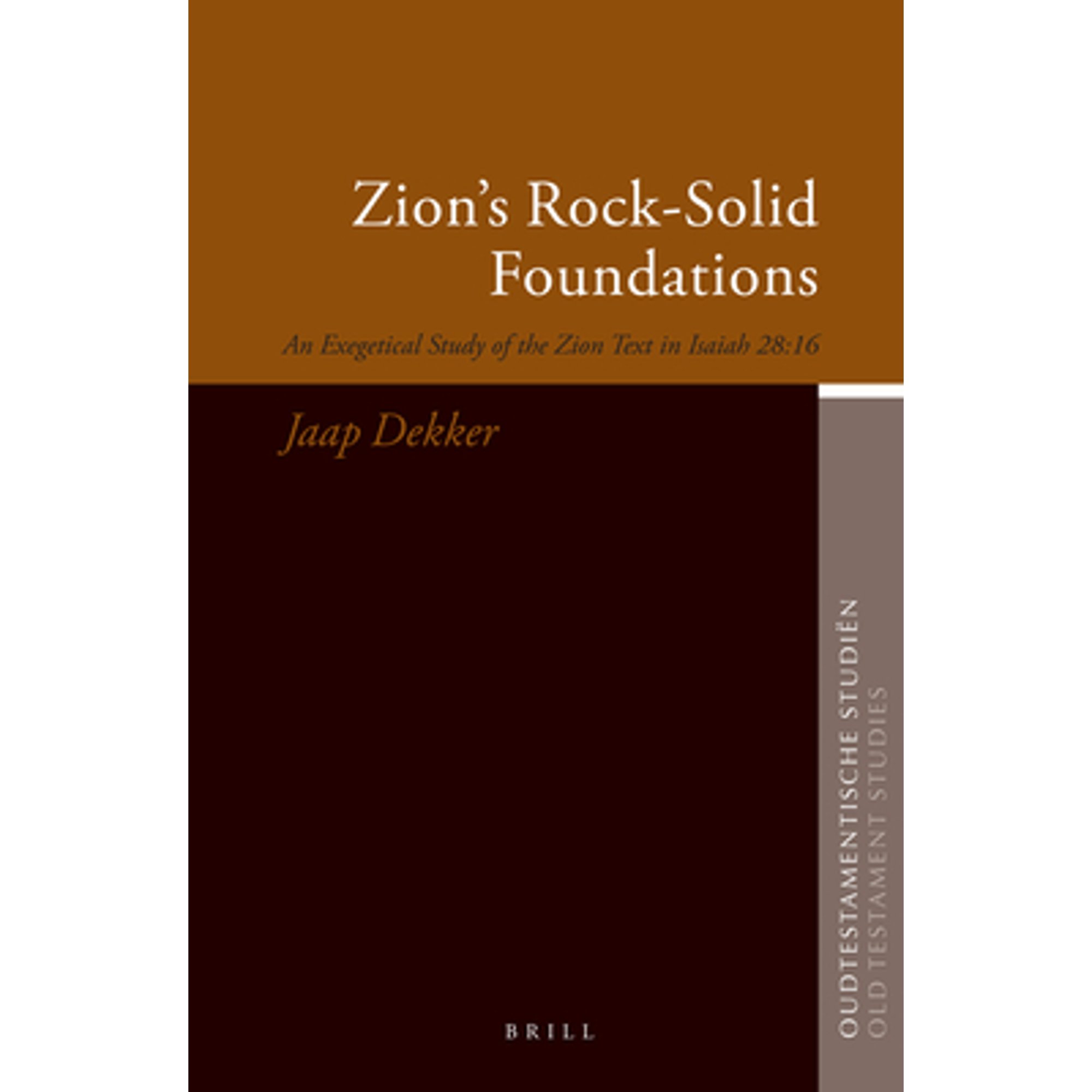 Pre-Owned Zion's Rock-Solid Foundations: An Exegetical Study of the ...