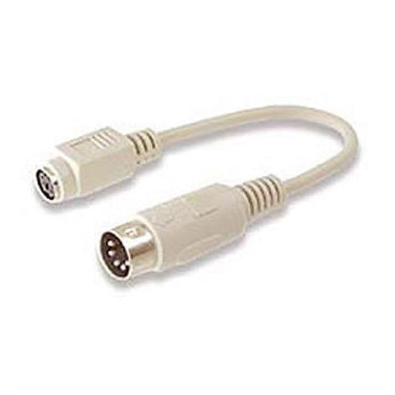 Ziotek 131 0410 6" Adapter PS2 Mini Din6 Female to Din5 Male Cable ...