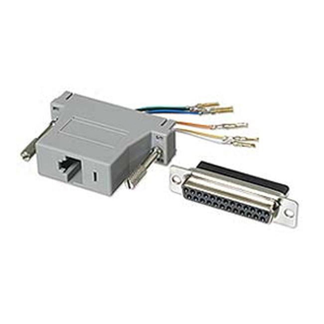 Ziotek 131 2060 Modular Adapter DB25f To RJ45 - Walmart.com