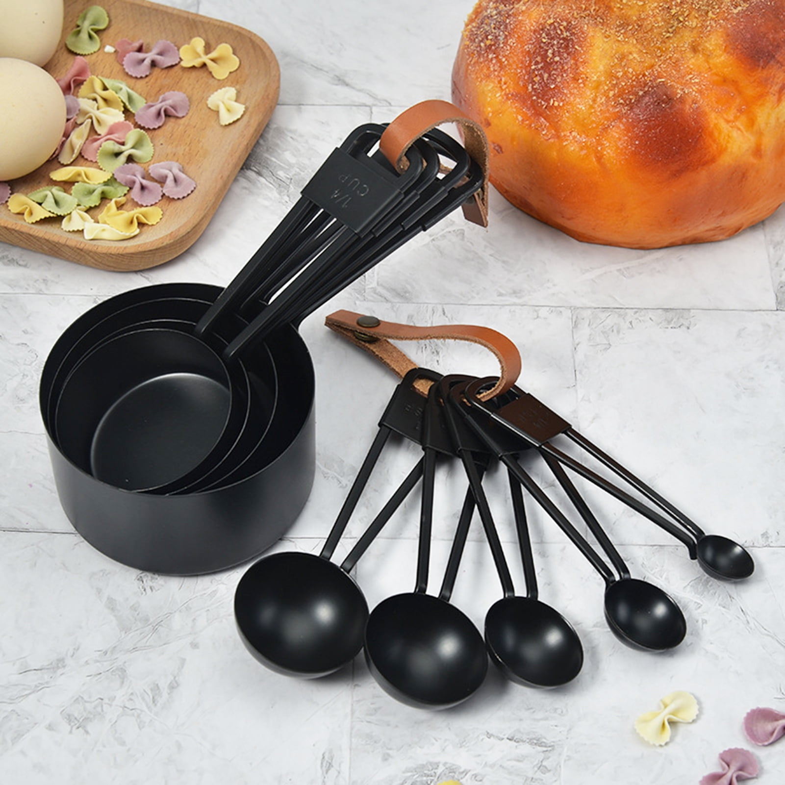 Zioy 1 Set Measuring Spoons Food Grade Clear Scale Heat Resistant ...