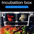 Zioy Fish Breeder Box with Suction Cups, Hang-on Nursery Fish Tank ...