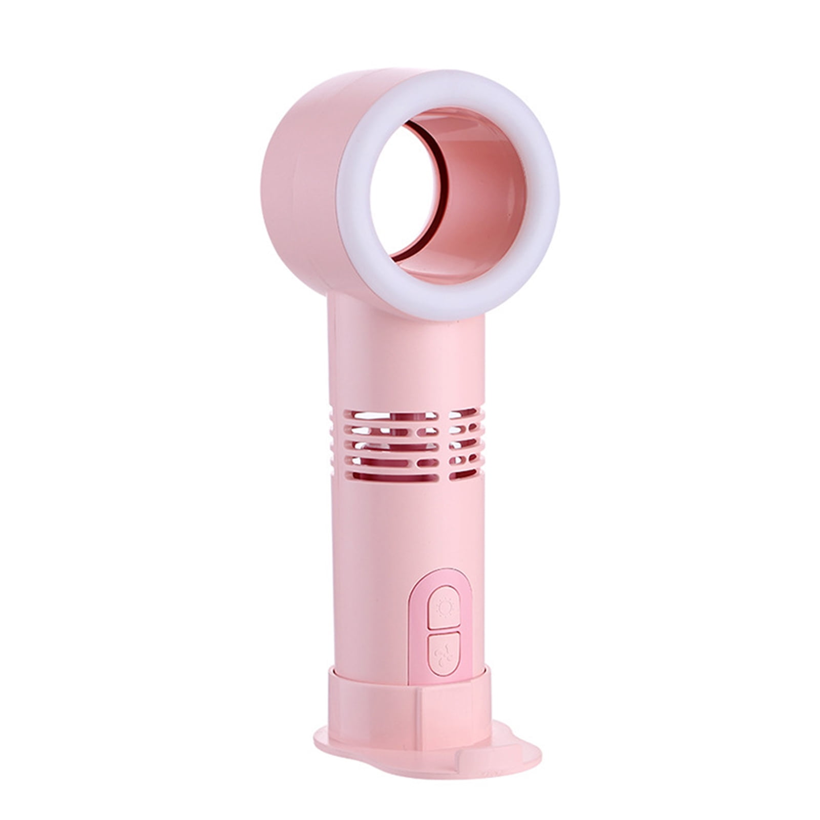Zioy Handheld Fan with LED Night Light 3 Wind Speeds Bright Adjustment ...
