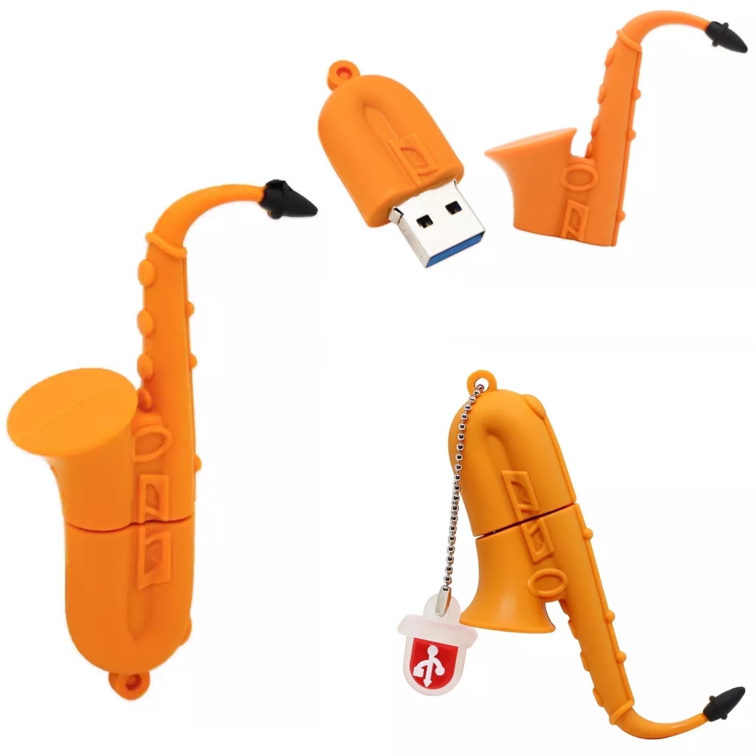 Zip Drive USB - 16GB USB Flash Drive - Zip Thumb Drive - Saxophone USB ...