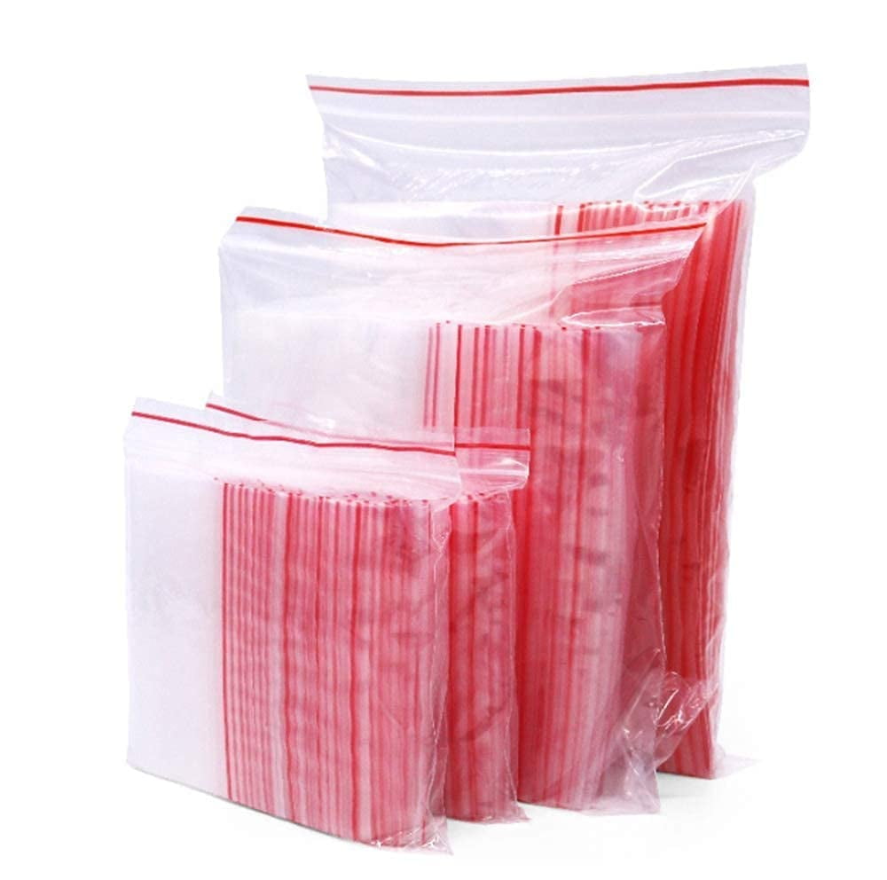 Zip Lock Pouch Bags Covers Transparent ReusableResealable Zip seal Zip ...