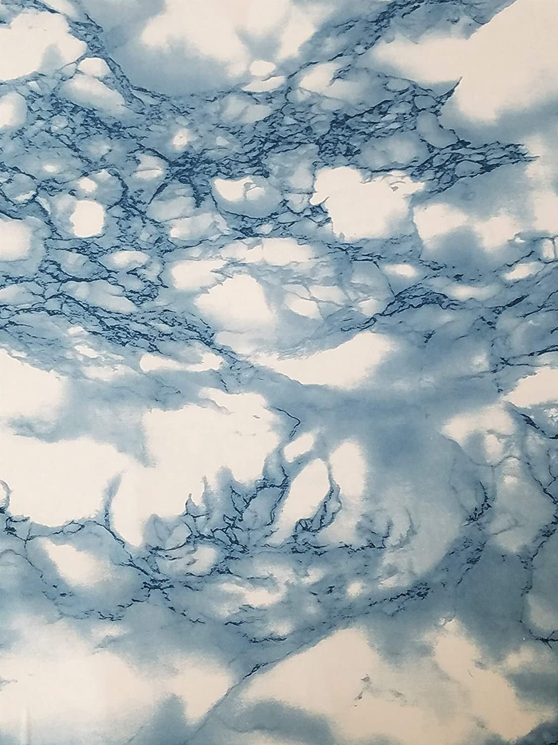 Zip Marble Blue (Clouds) Paper (9 Ft X 18in) #267 - Walmart.com