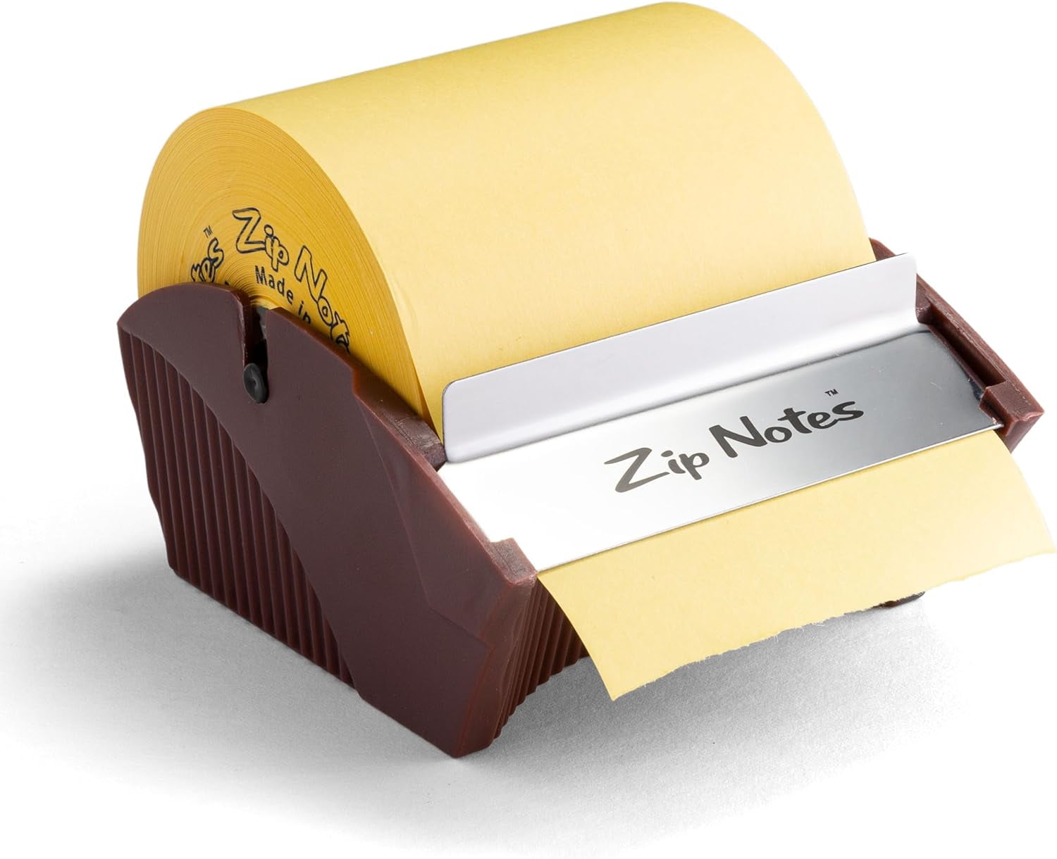 Zip Notes Sticky Note Dispenser, Manually Operated, Burgundy (0021 ...