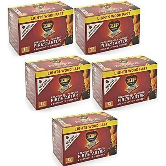 Zip Premium All Purpose Wrapped Fire Starter 60 Pack - Walmart.com