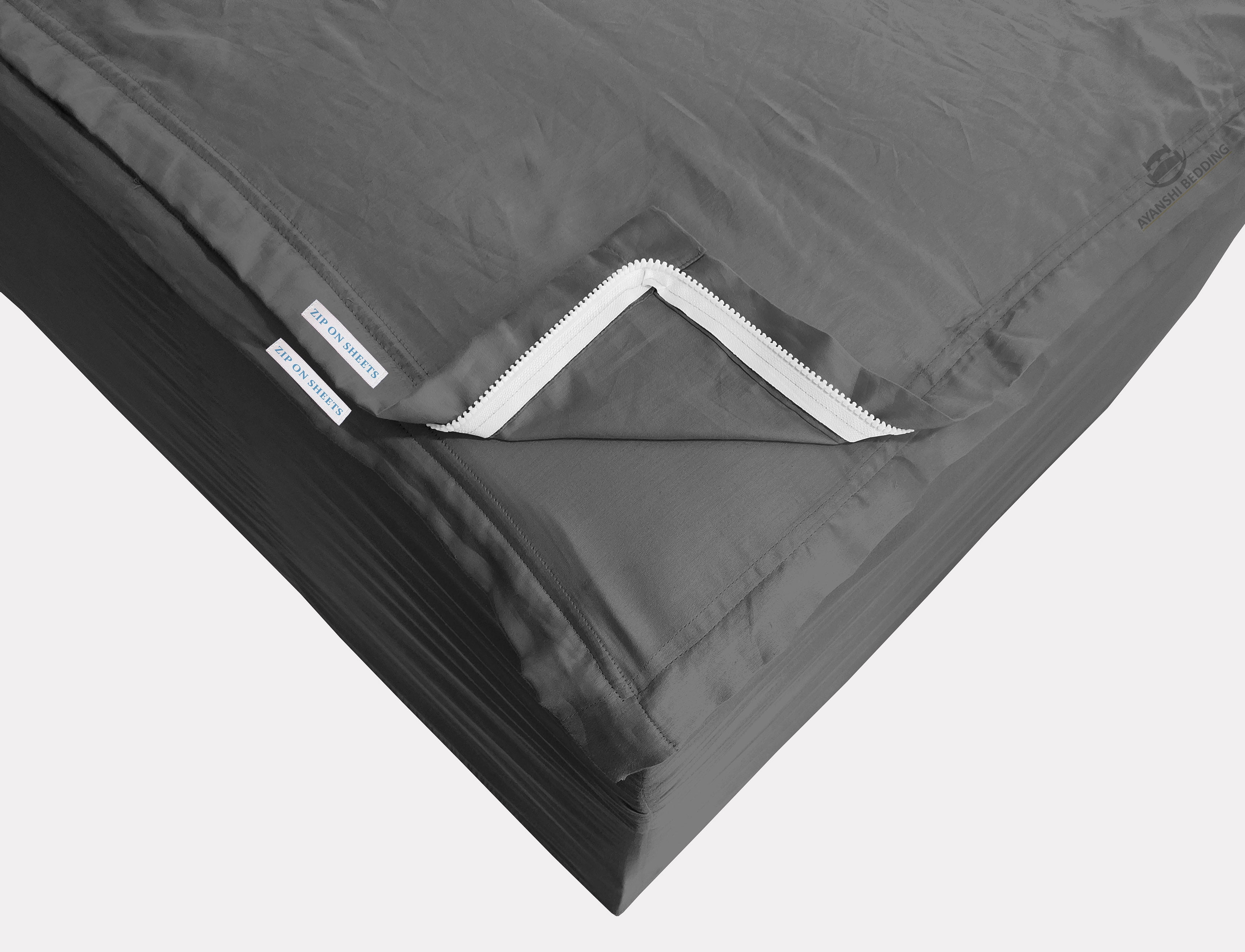 Zip On Sheets Queen Size(60X80) - Includes 2 Zipper Sheets +1 Bottom ...