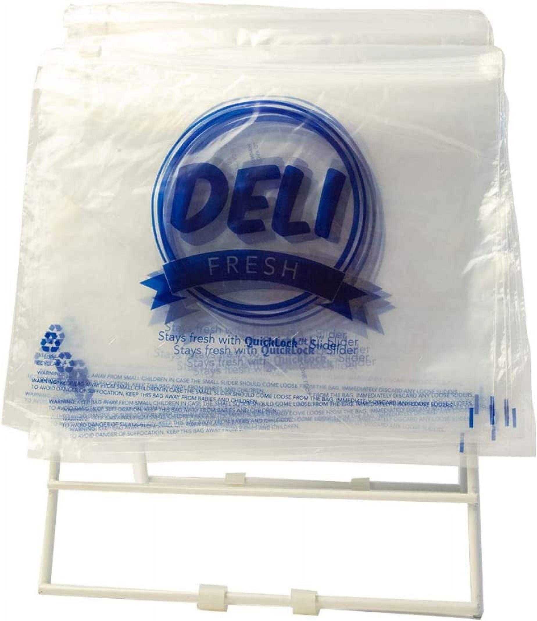 Zip-Slide Closure Deli Bags, Freshly Sliced Bags, Made of Recyclable ...