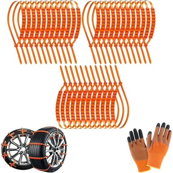 Zip Tie Treads, Zip Tie Snow Chains, Universal Design (Cars, Trucks ...