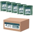 Zip Ties 8 inch (5000 ), 45lb Tensile Strength, Ties for Indoor and ...