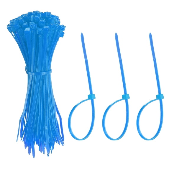 Uxcell Zip Ties Plastic Cable Ties, Self-Locking Wire Zip Tie Fit for ...