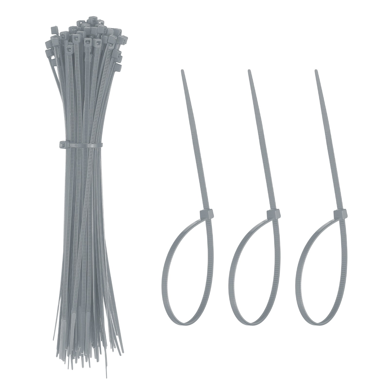 Uxcell Zip Ties Plastic Cable Ties, Self-Locking Wire Zip Tie Fit for ...