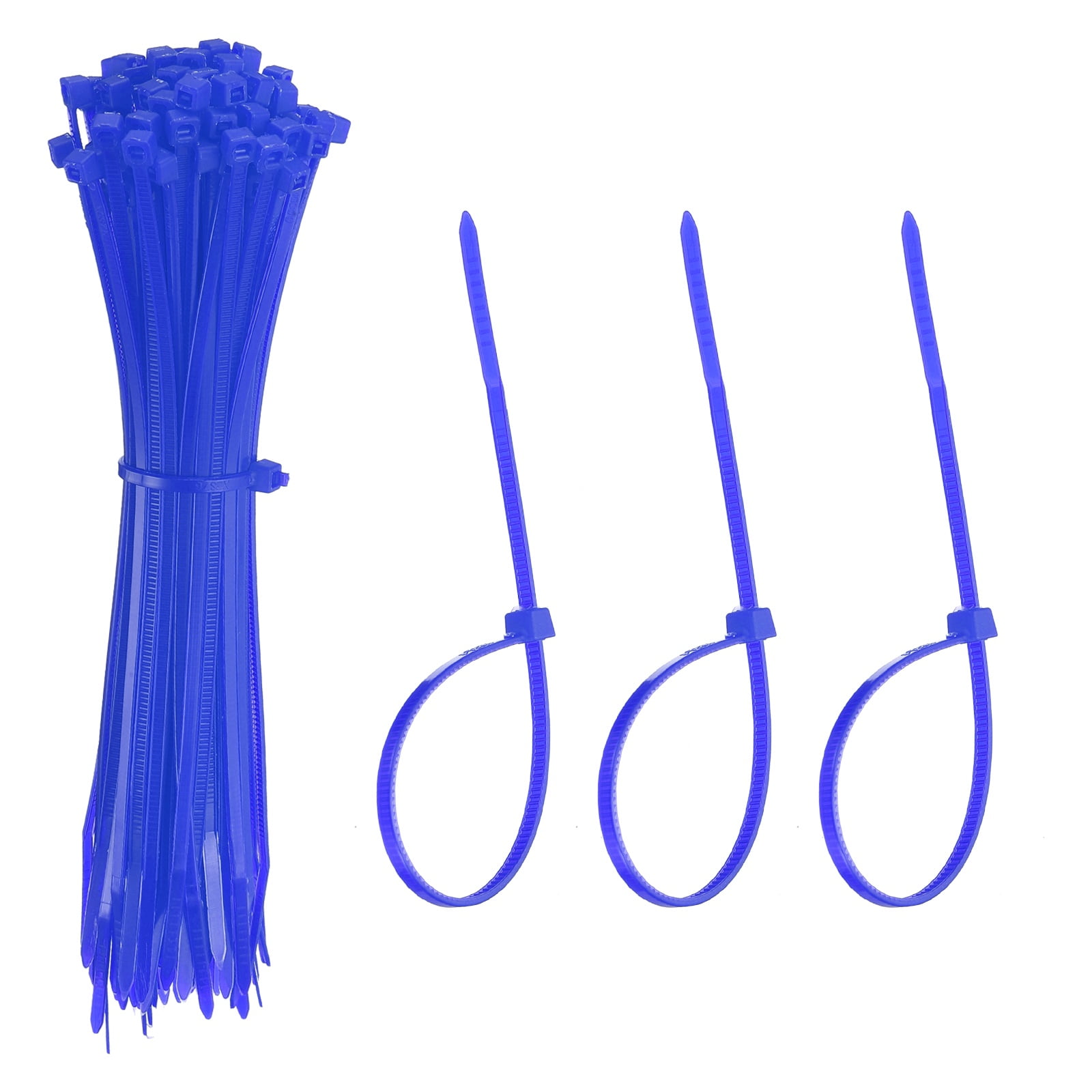 Uxcell Zip Ties Plastic Cable Ties, Self-Locking Wire Zip Tie Fit for ...