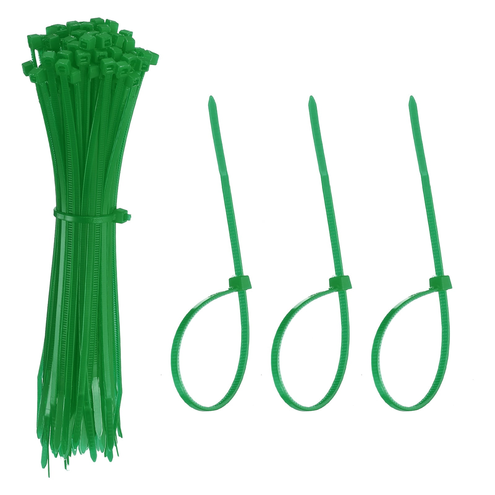 Uxcell Zip Ties Plastic Cable Ties, Self-Locking Wire Zip Tie Fit for ...